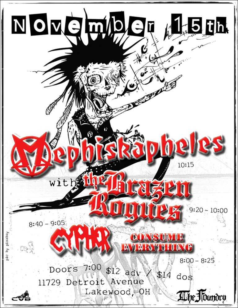 Flyer/Poster The Brazen Rogues › Claudia von Bihl